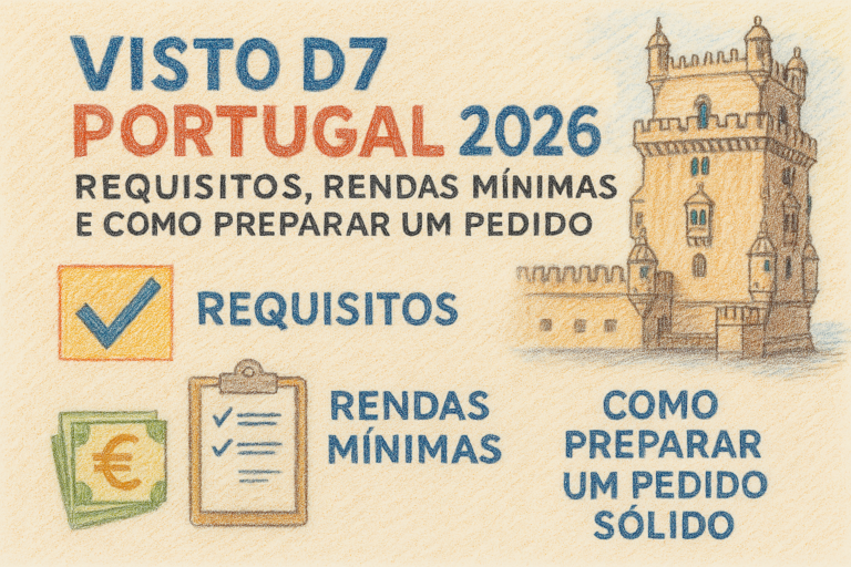 Visto D7 Portugal 2026: Requisitos, Rendas Mínimas e Como Preparar um ...